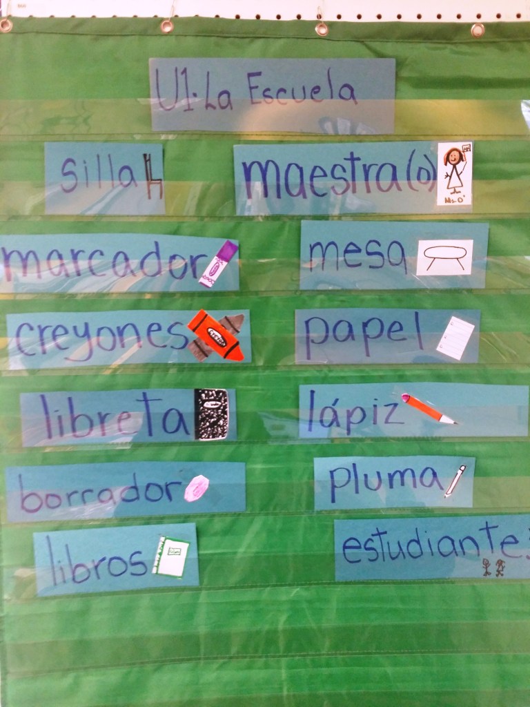Teaching Spanish by batch words