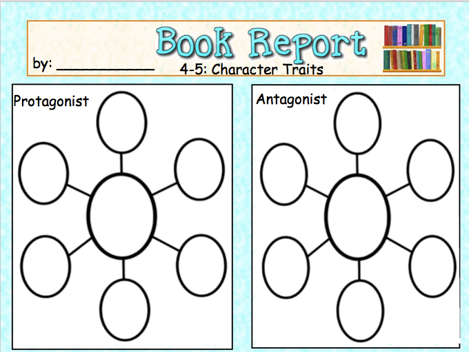 New resources: Book Reports /Graphic Organizers, K-5